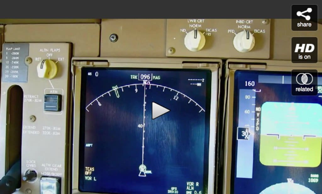 Hermosas escenas grabadas desde la cabina de un Boeing 747 de Cathay ...