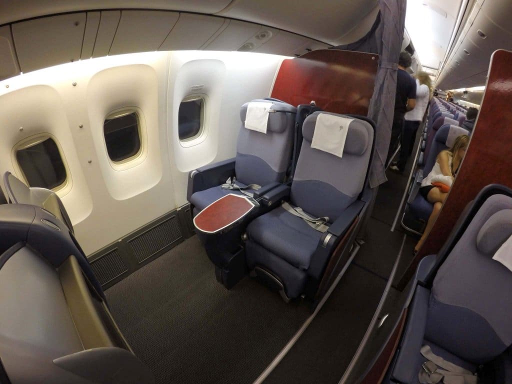 Business Class de LATAM Argentina Boeing 767 Buenos Aires–Miami ...
