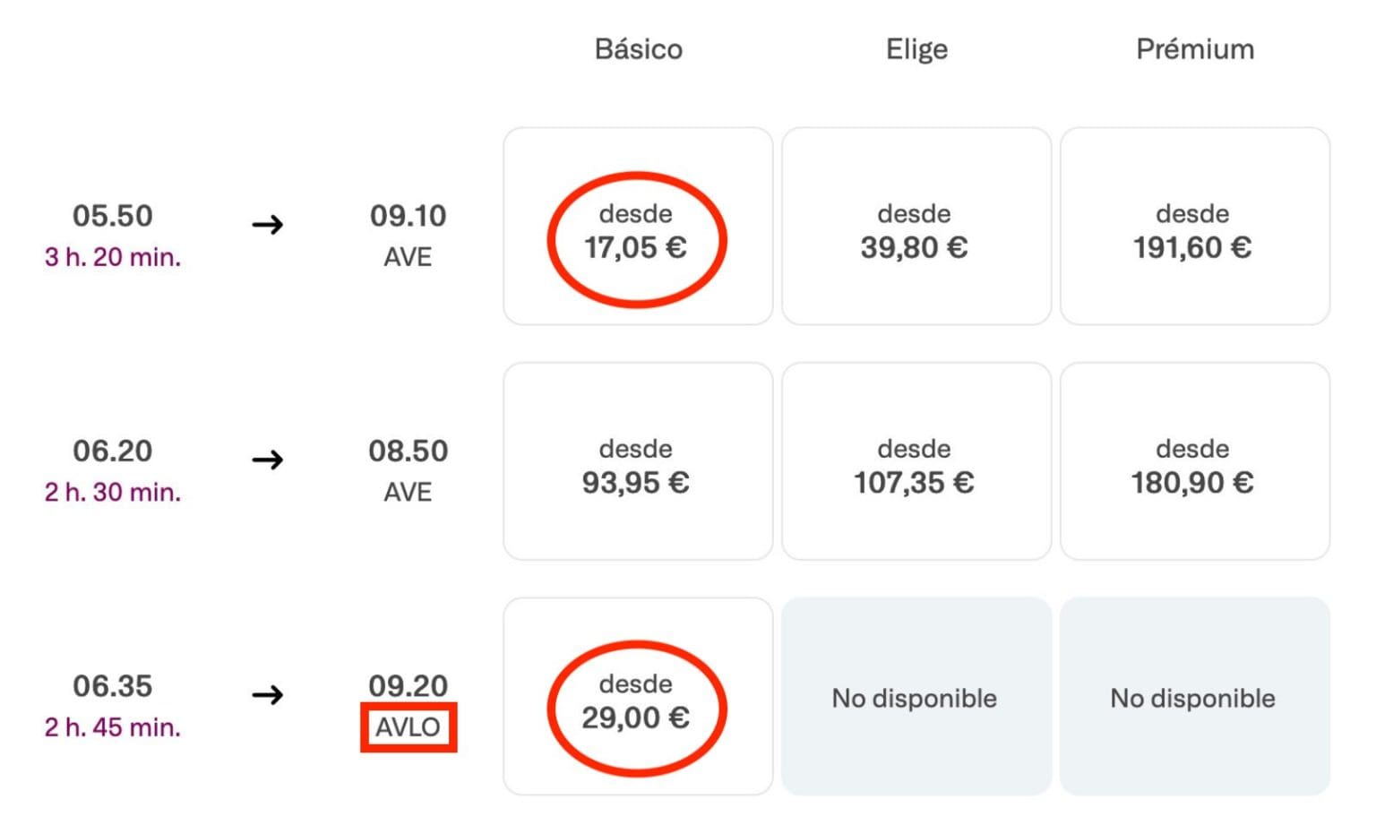 Cómo son las Cabinas de Clase Turista y Preferente del Tren de Alta ...
