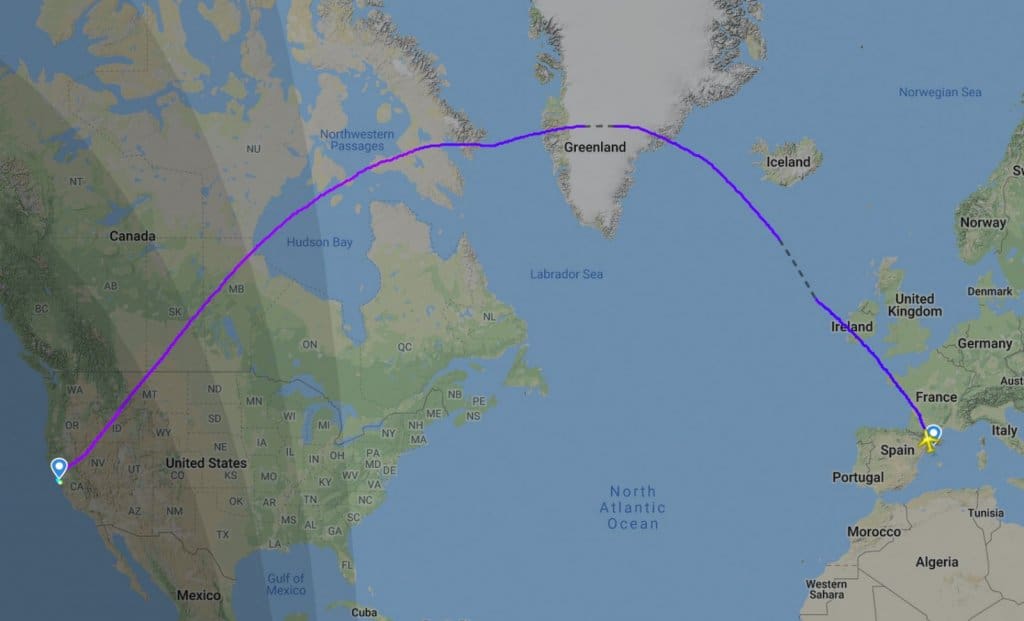 Reporte: Turista Premium Level A330 Barcelona-San Francisco